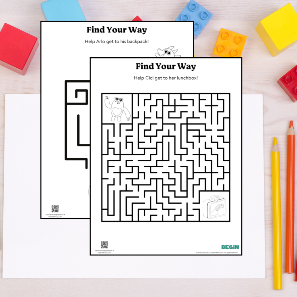 Maze Activities for Kids Ages 5-7 | Find Your Way Mazes