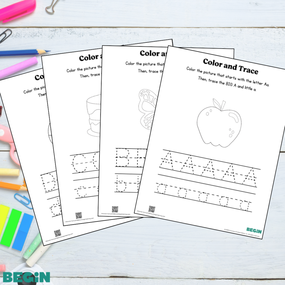 Free Printable Letter “A” Tracing Worksheets | Begin Learning